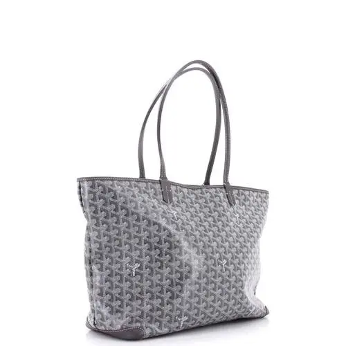 Goyard Artois Tote Coated Canvas Mm - Grey