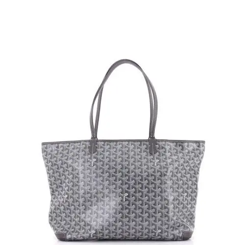Goyard Artois Tote Coated Canvas Mm - Grey