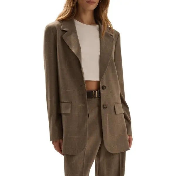FAVORITE DAUGHTER The Favorite Plaid Blazer