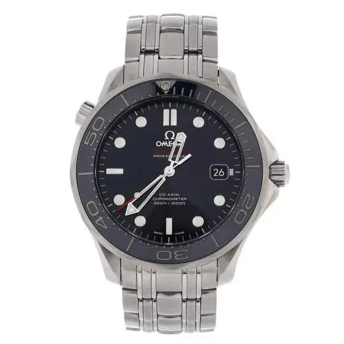 OMEGA Seamaster Professional Diver 300m Co-axial Chronometer Automatic Watch Stainless Steel 41 - Metallic Silver