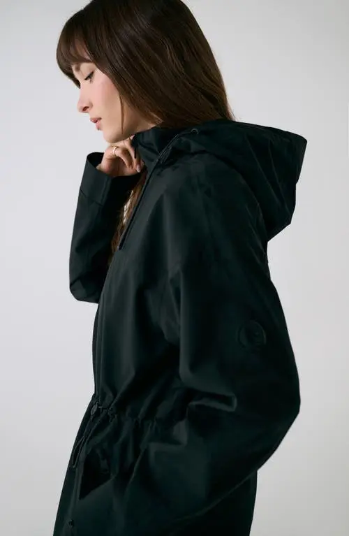LOLE Piper 2.0 Waterproof Rain Jacket With Drawstring Waist - Black