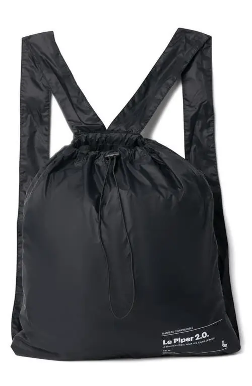 LOLE Piper 2.0 Waterproof Rain Jacket With Drawstring Waist - Black
