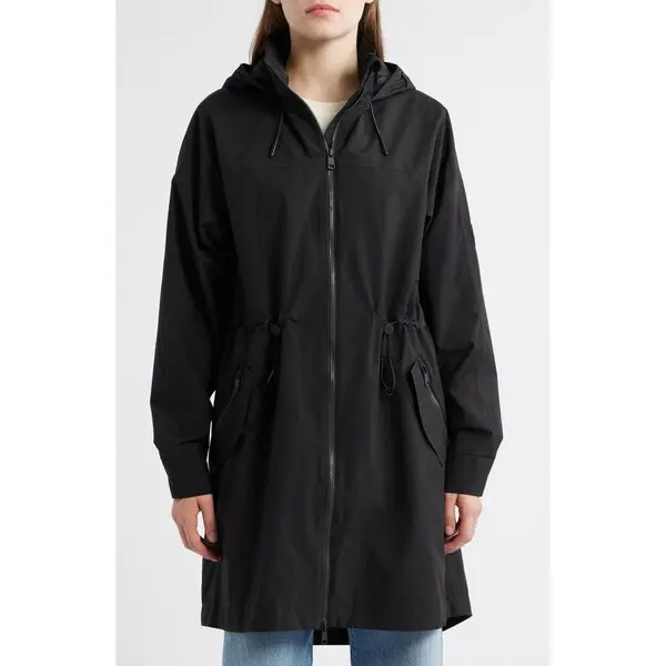 LOLE Piper 2.0 Waterproof Rain Jacket With Drawstring Waist - Black