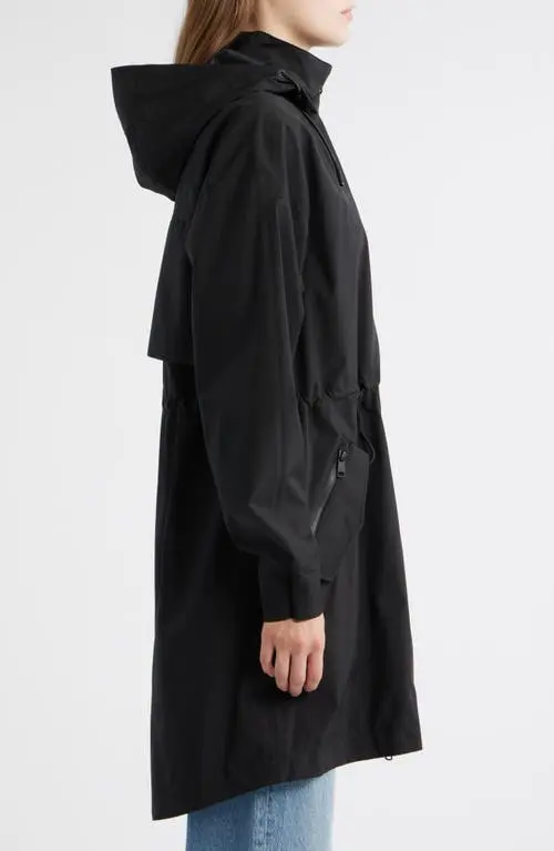 LOLE Piper 2.0 Waterproof Rain Jacket With Drawstring Waist - Black