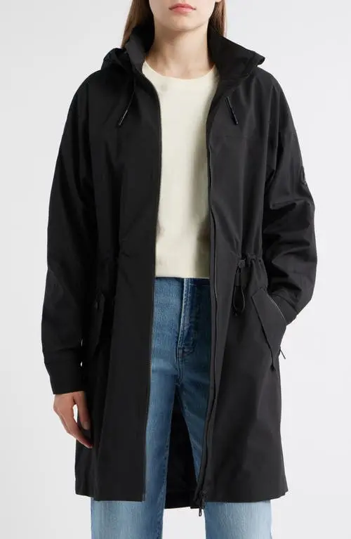 LOLE Piper 2.0 Waterproof Rain Jacket With Drawstring Waist - Black