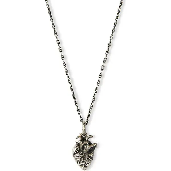 TORRELA Anatomical Heart Pendant Necklace
