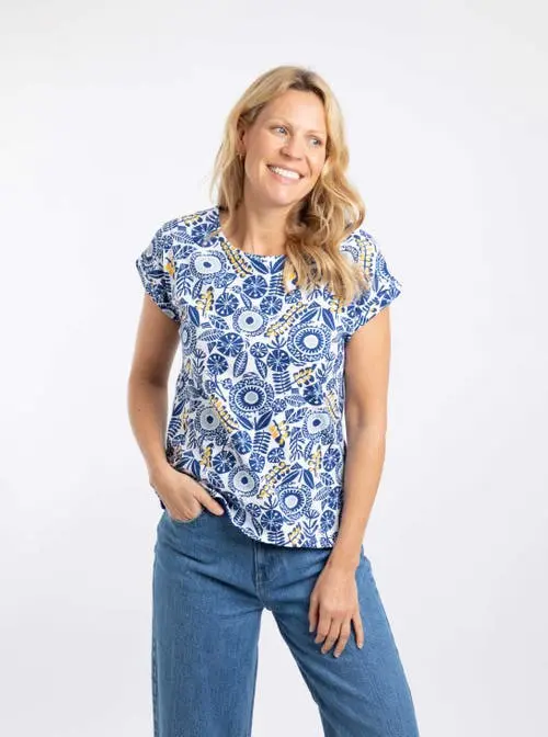 WEIRD FISH Paw Paw Printed Jersey T-shirt