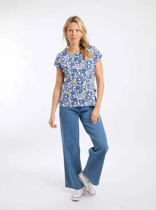 WEIRD FISH Paw Paw Printed Jersey T-shirt