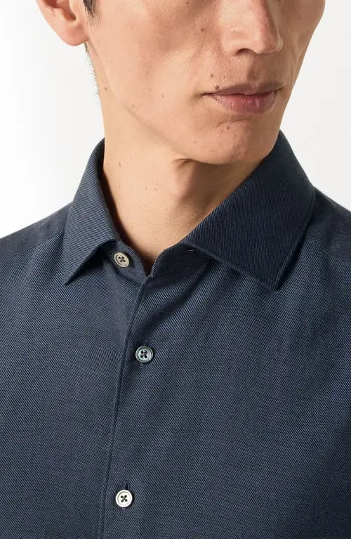 Zegna Cashco Cashmere & Cotton Button-up Shirt