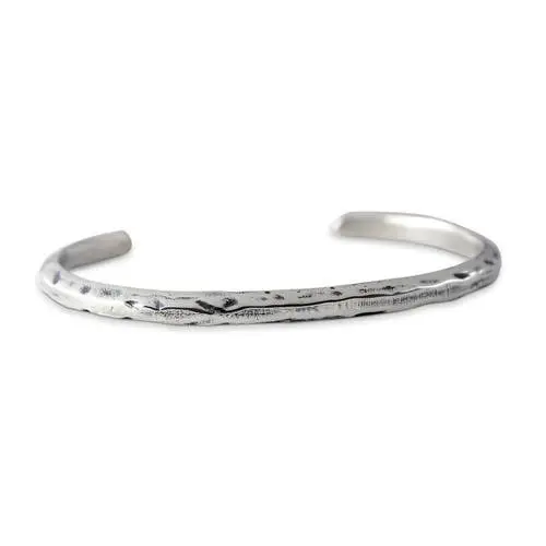 TORRELA Classic Slim Silver Cuff Bracelet