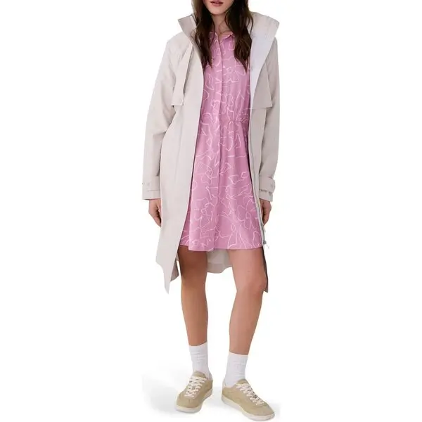LOLE Aliz Trench Coat - Abalone