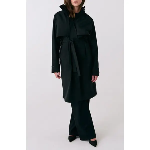 LOLE Aliz Trench Coat - Black