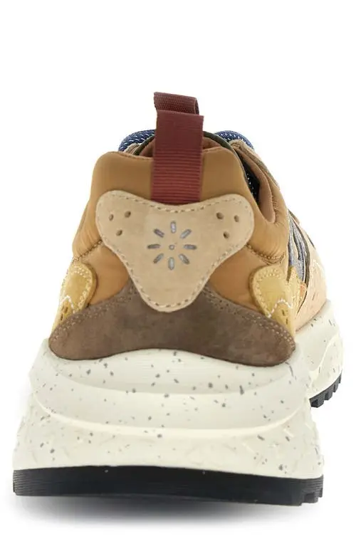 FLOWER MOUNTAIN Solin Technical Nylon And Nubuck Sneakers - Brown