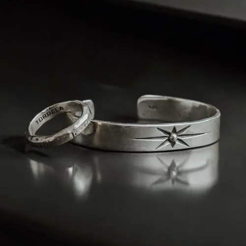 TORRELA Textured Band Ring