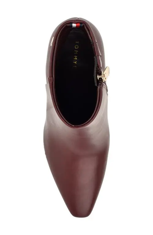 Tommy Hilfiger Eddey Ankle Boot - Burgundy