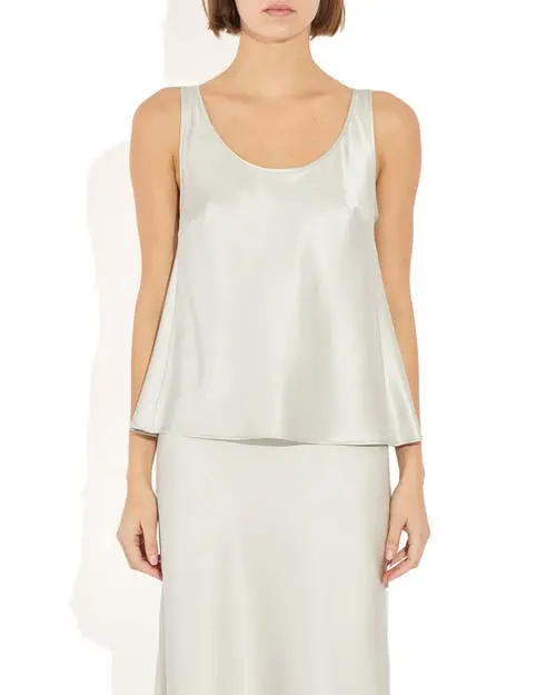 THE PARK The Karen Silk Tank - Cloud