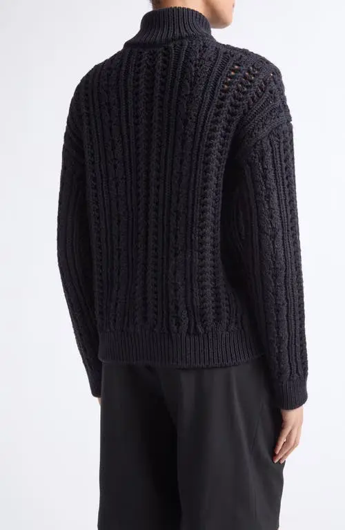 Eleventy Wool Zip Cardigan