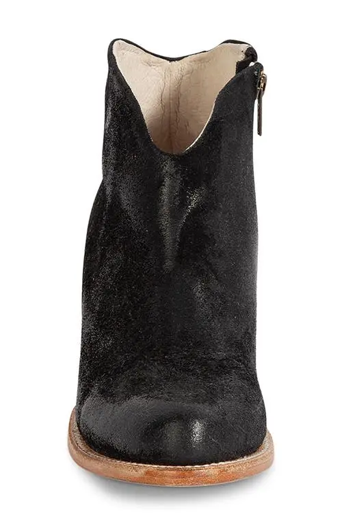 FREEBIRD Suede V-cut Ankle Boots - Black Suede