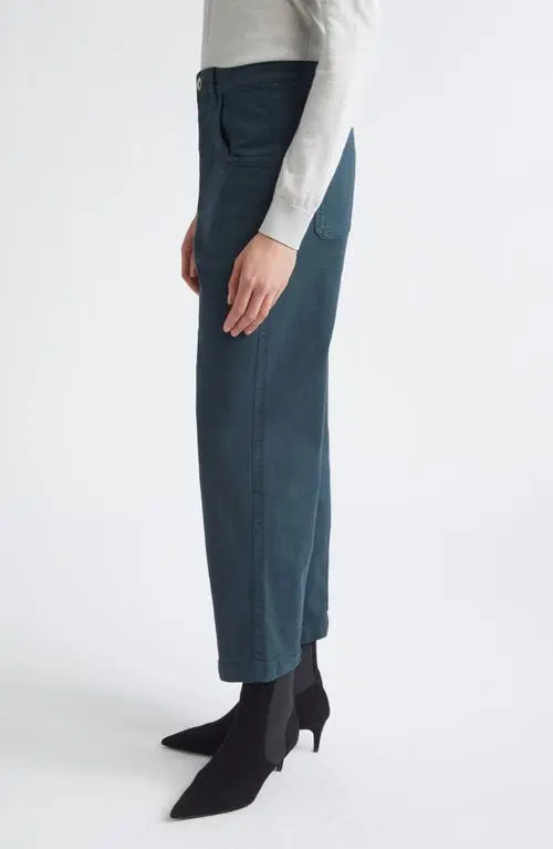 Eleventy Crop Straight Leg Jeans