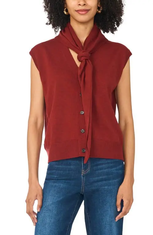 Vince Camuto Tie Neck Sweater Vest