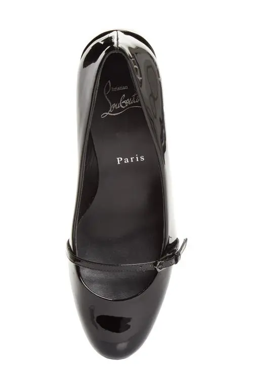 CHRISTIAN LOUBOUTIN Jane Nina Patent Leather Pump