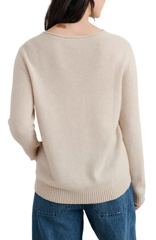 SEASALT CORNWALL Merino Wool Blend Crewneck Sweater