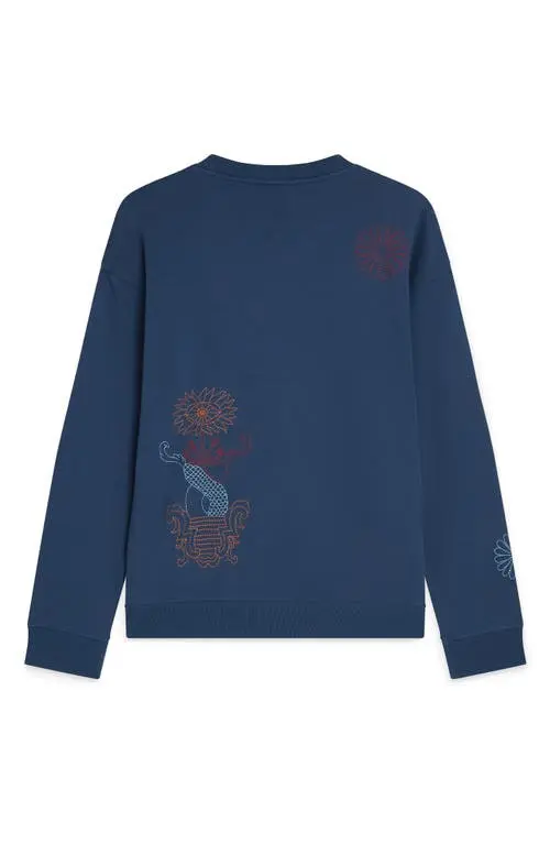 Scotch & Soda Embroidered Cotton Sweatshirt