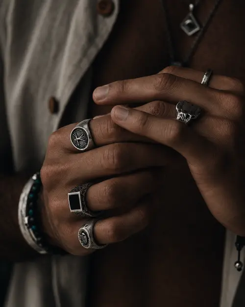 TORRELA Vitruvian Silver Ring