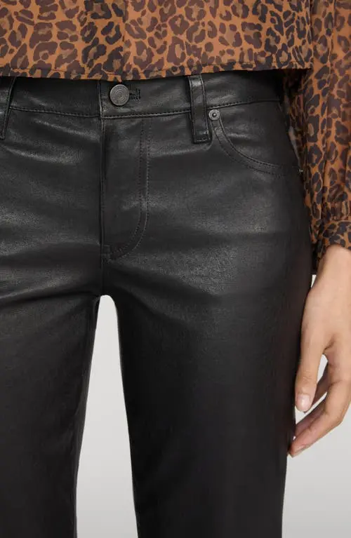 FRAME Leather Cigarette Straight Leg Pants