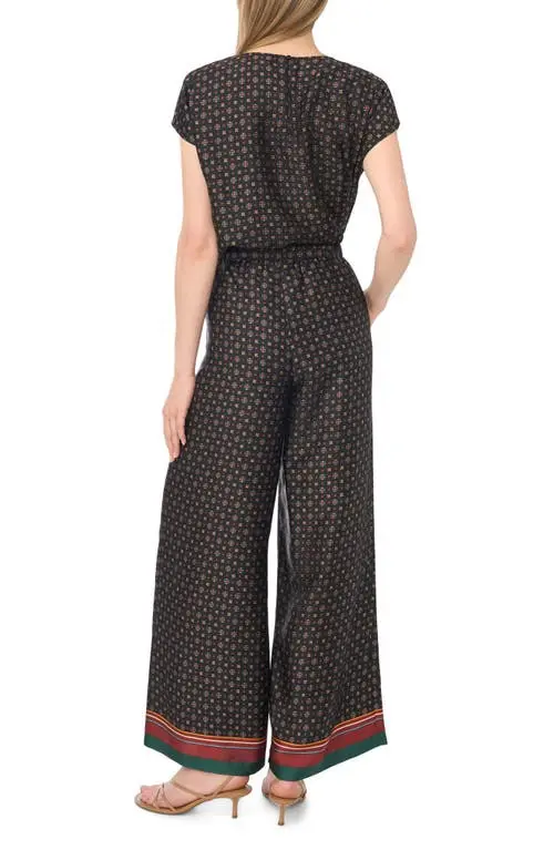 Halogen Geometric Print Wide Leg Lounge Pants
