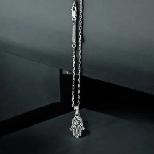 TORRELA Hamsa Pendant Necklace