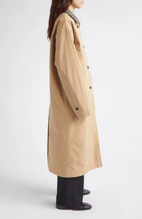 EENK Reversible Contrast Panel Cotton Coat