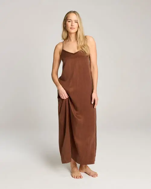 NUDEA Eco-luxe Maxi Slip Dress