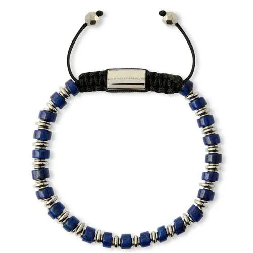 TORRELA Beaded Bracelet With Natural Stones And Stainless Steel Accents