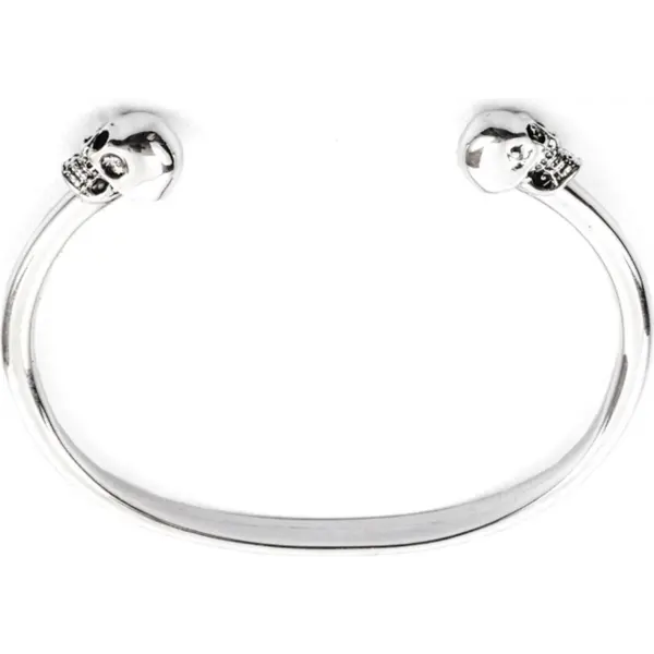 TORRELA Skull Cuff Bracelet - Sterling Silver