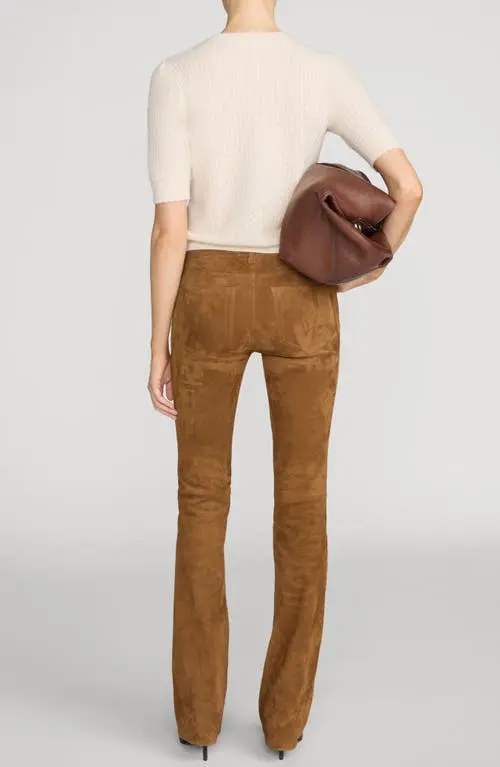 FRAME The Gathered Honeycomb Cashmere Sweater