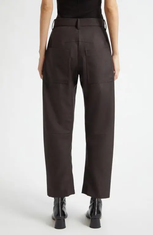 NILI LOTAN Shon Virgin Wool Ankle Pants