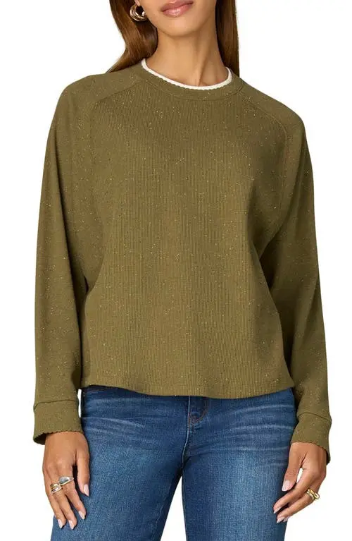 Wit & Wisdom Raglan Sleeve Rib Top