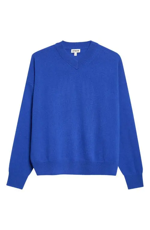 Staud Spencer Cashmere V-neck Sweater