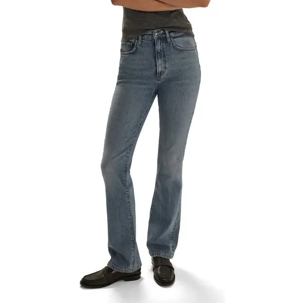FAVORITE DAUGHTER The Valentina High Waist Bootcut Jeans - Geneva