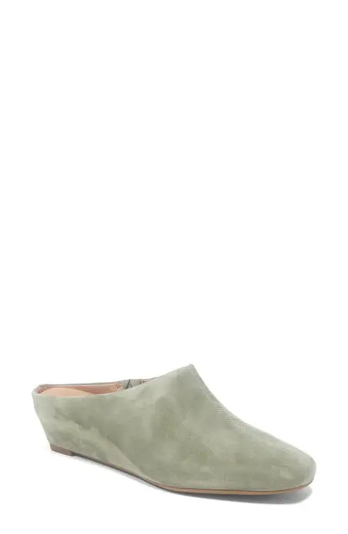 Gentle Souls Carmena Wedge Mule - Algae Suede
