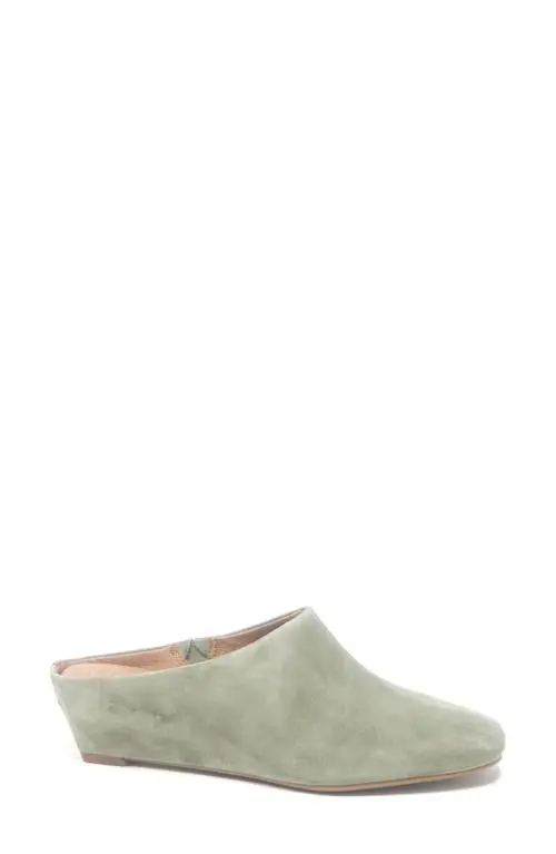 Gentle Souls Carmena Wedge Mule - Algae Suede