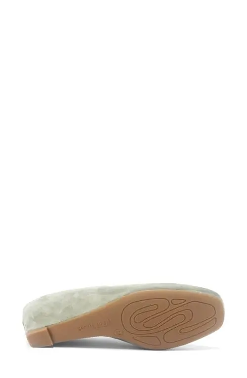 Gentle Souls Carmena Wedge Mule - Algae Suede