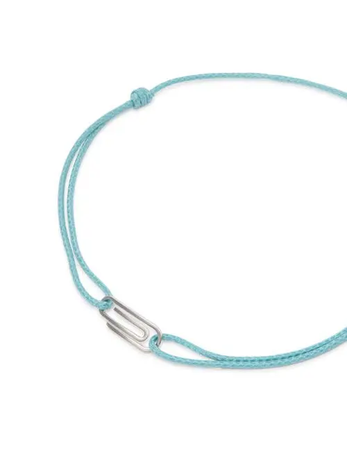 Off-White Paperclip Cord Necklace