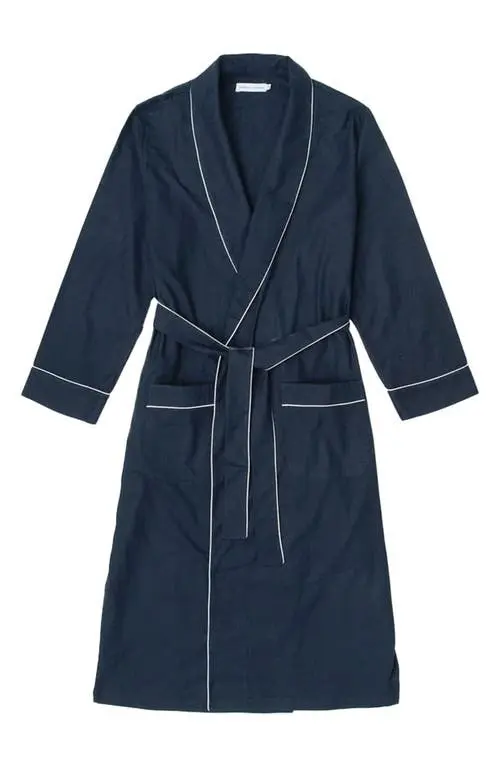 Desmond & Dempsey Brushed Cotton Robe