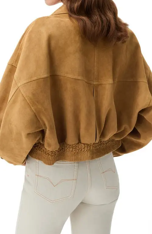 Versace Lambskin Suede Blouson Jacket