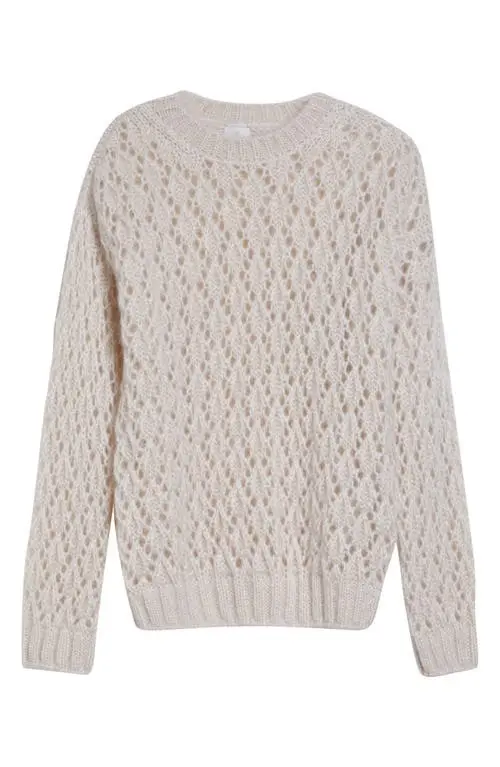 Eleventy Open Stitch Mohair & Silk Sweater