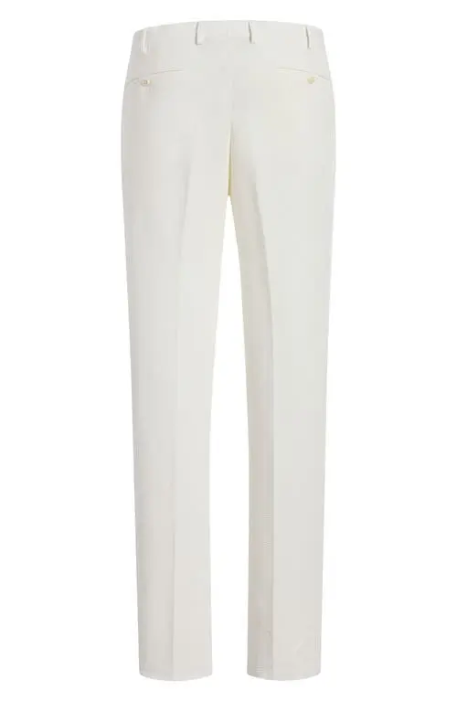 Zanella Flat Front Stretch Cotton Pants