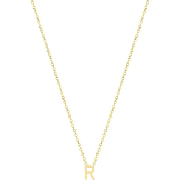 SET & STONES Cheyenne Initial Necklace - R