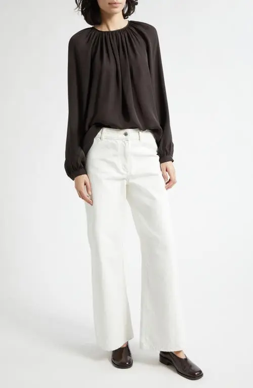 NILI LOTAN Saint Tropez Silk Top